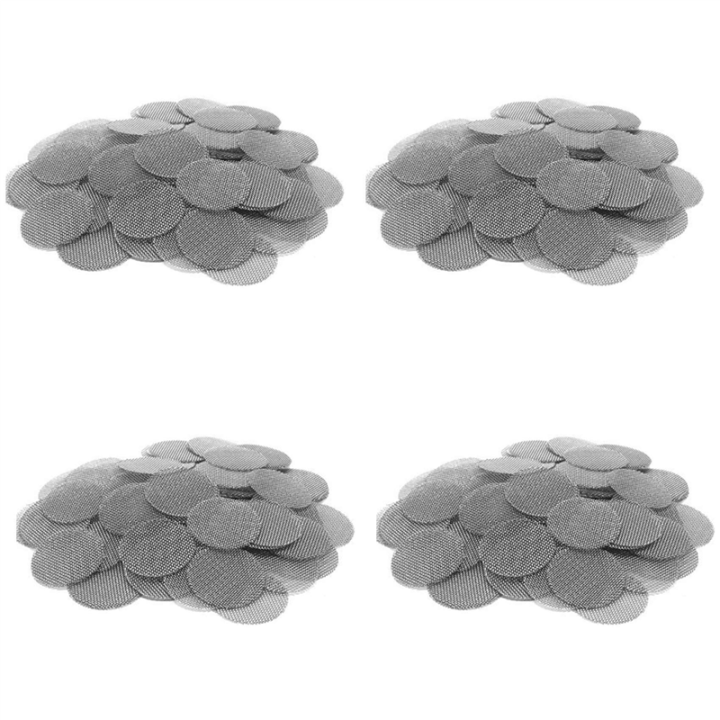 600 Pieces Stainless Steel Screens Pipe Screens Smoking Pipe Screen ...