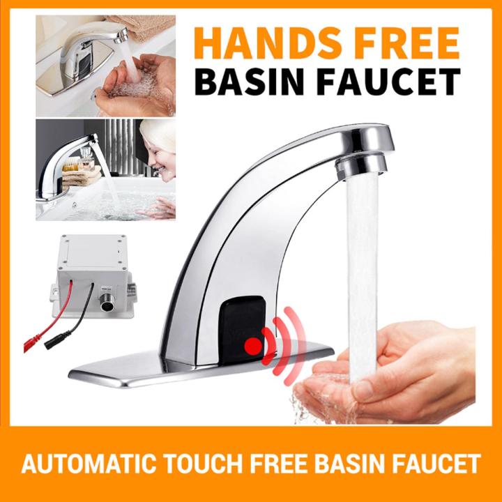 Automatic Touch Free Infrared Sensor Faucets Touchless Water Saving ...