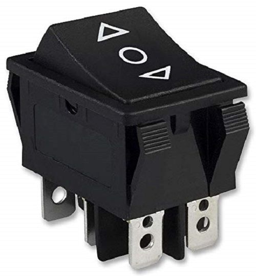 Power Trigger Rocker Switch 6 Pin 16A 250V 3 Positions DPDT ON-OFF-ON ...