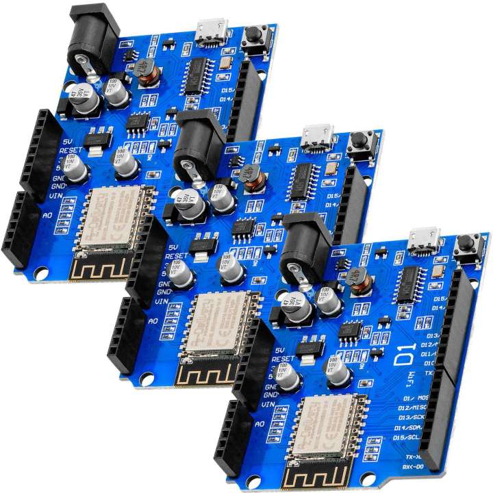 3 X Board NodeMCU ESP8266MOD-12F WiFi WiFi Module Compatible with for ...