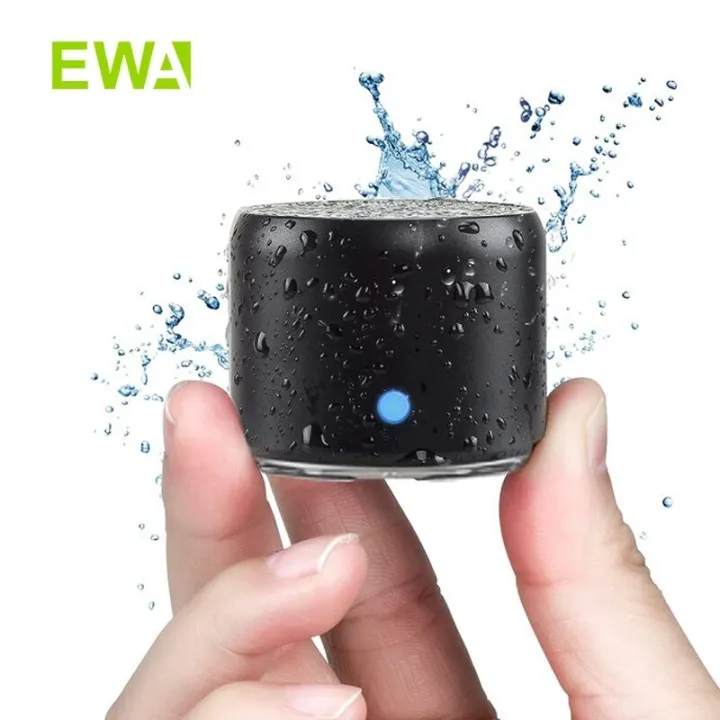 EWA A106 Pro Mini Portable Wireless Bluetooth 5.0 Speaker Custom Bass Radiator IPX7 Waterproof ...