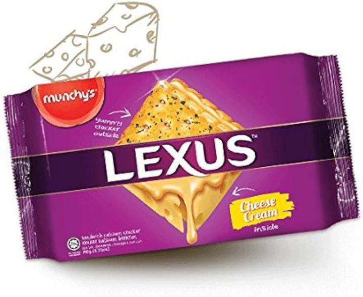 Munchy's Lexus Cheese Sandwich Cracker 190g | Daraz.com.bd