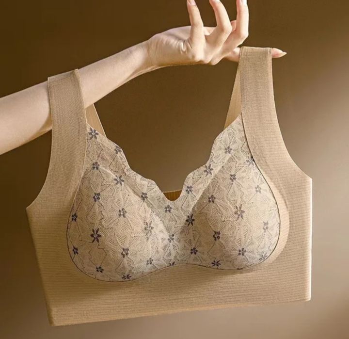 Imported Soft Comfortable printed bra push up bra light padded bra ...