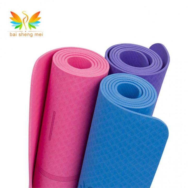 Eco Friendly Yoga Mat - 8mm - Blue | Daraz.com.bd
