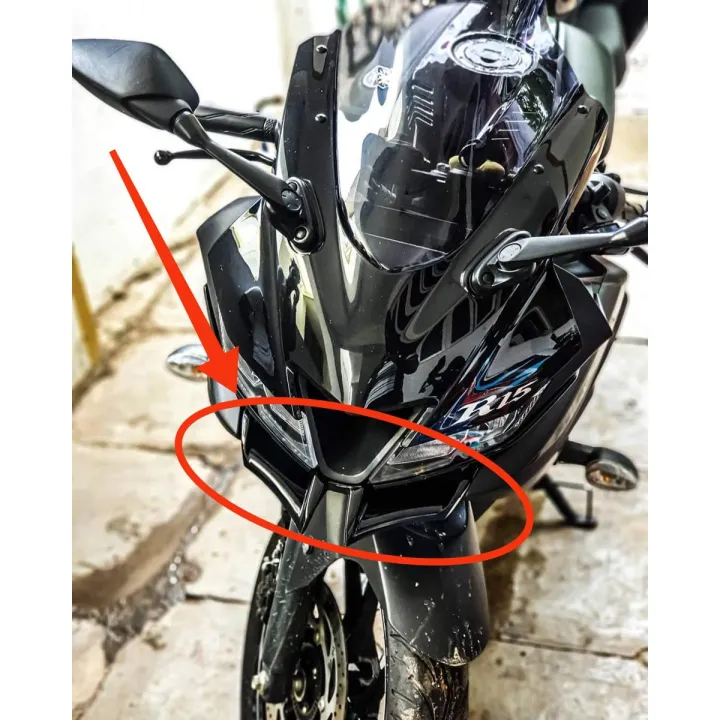 Motorcycle Front Winglet For YAMAHA R15 V3 Mini Winglet | Daraz.com.bd