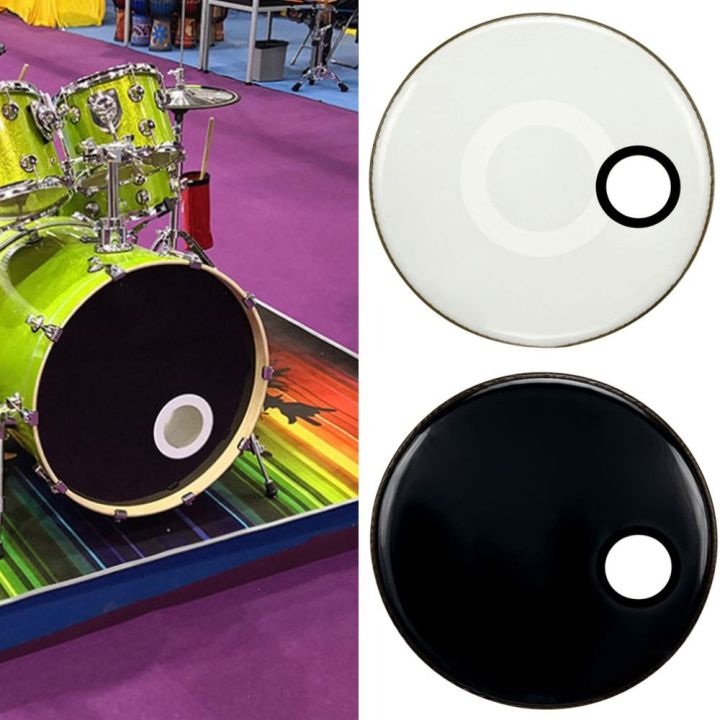 【Booming】 New for Drum Parts Drumhead Kick Pad Drum Protective Sticker ...