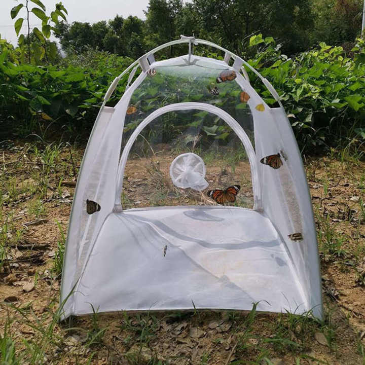 Insect Mesh Cage Greenhouse Reusable Collapsible Mini Butterflies ...