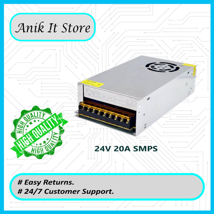24V 20A SMPS High Quality 480W | Daraz.com.bd