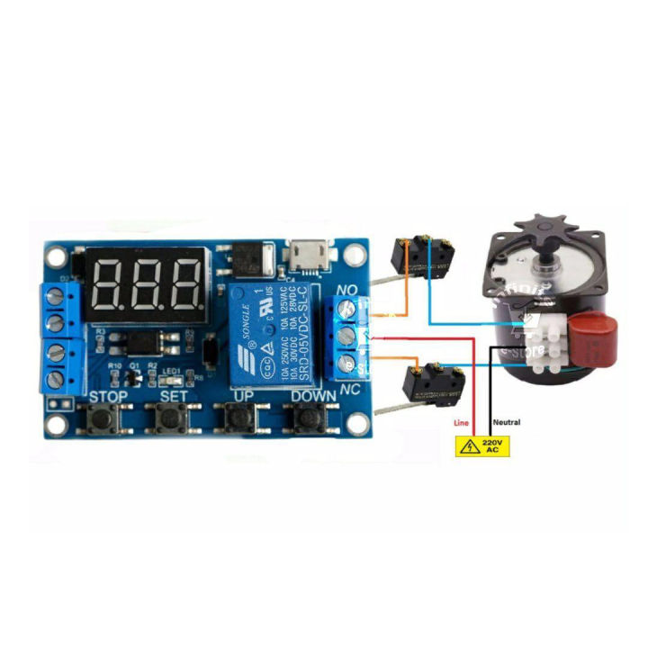 DIY Incubator Turning Motor Controller Turning Control Timer Supply 5 ...