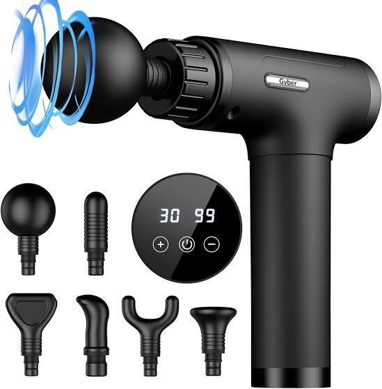 NORMON Massage Gun Deep Tissue with 30 Speed Levels and 10 Heads for ...