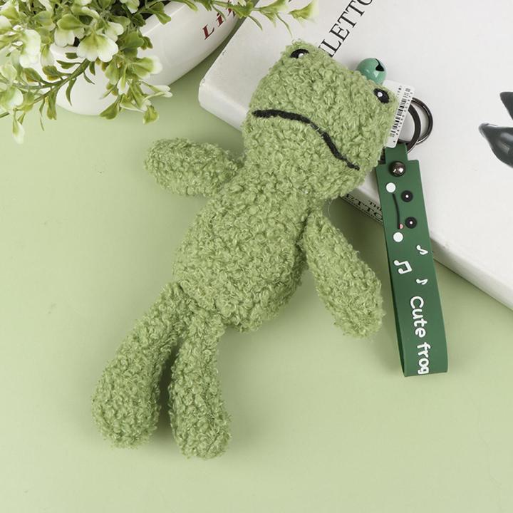 Loveshopping* Green Frog Plush Doll Keychain Pendant Fashion Bag ...