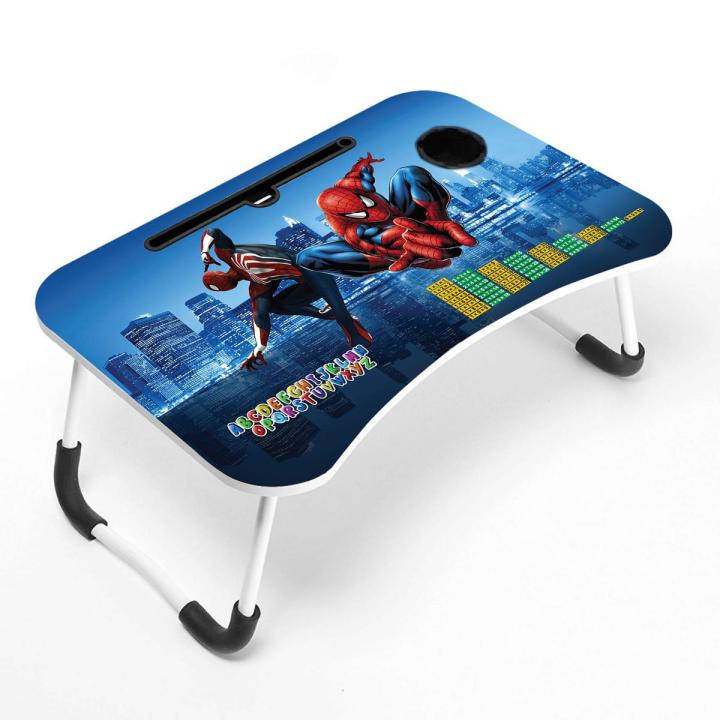 printed Computer Laptop Desk Small Foldable Multi-Function Bed Desk ...