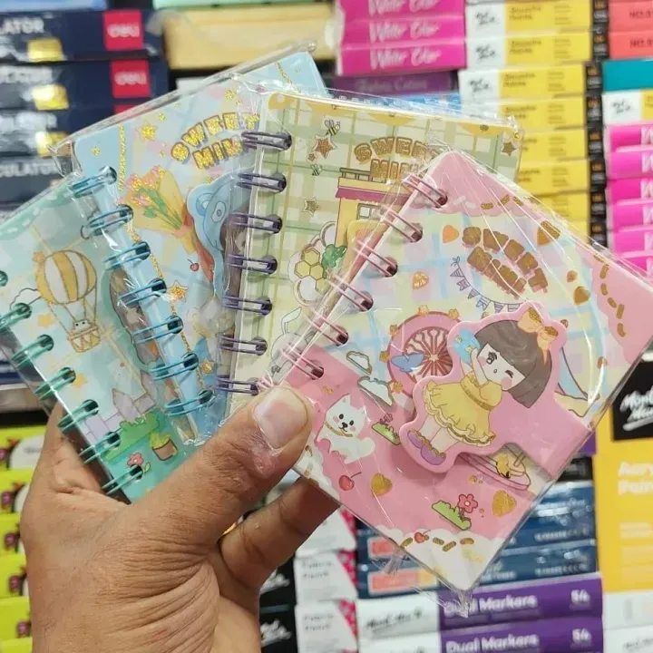 Cute Mini Portable Coil Notepad Diary Book Exercise Book Escolar ...