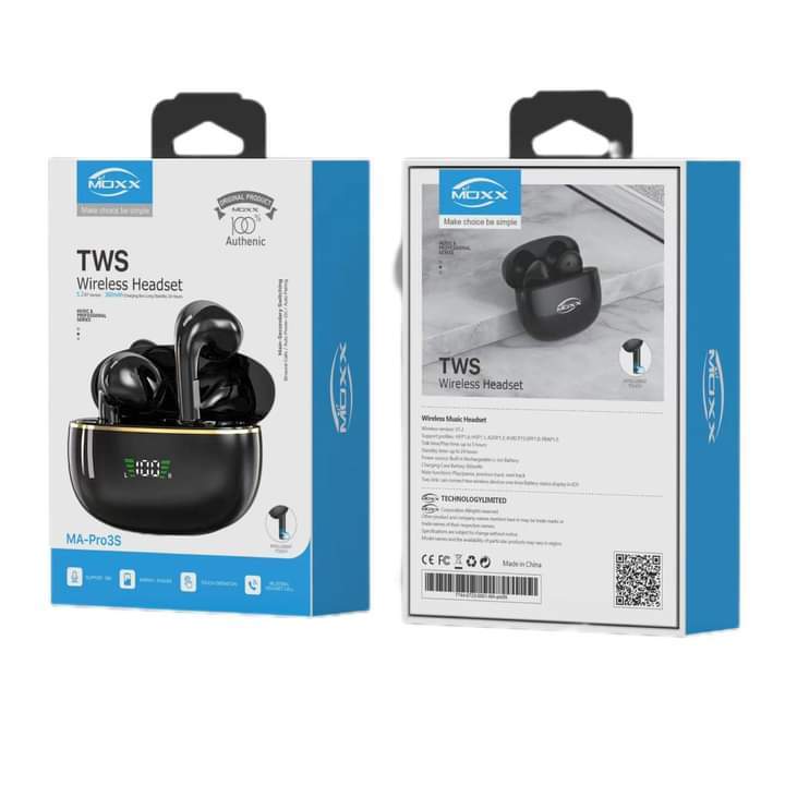 Wireless Headset MA-pro 3S in Ear Noise Cancelling Headphone wireless ...
