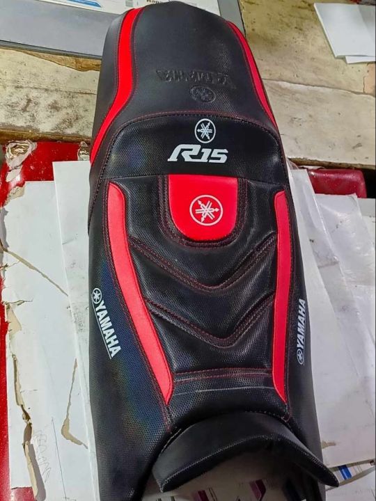 Yamaha r15v1 red modified seat cover | Daraz.com.bd
