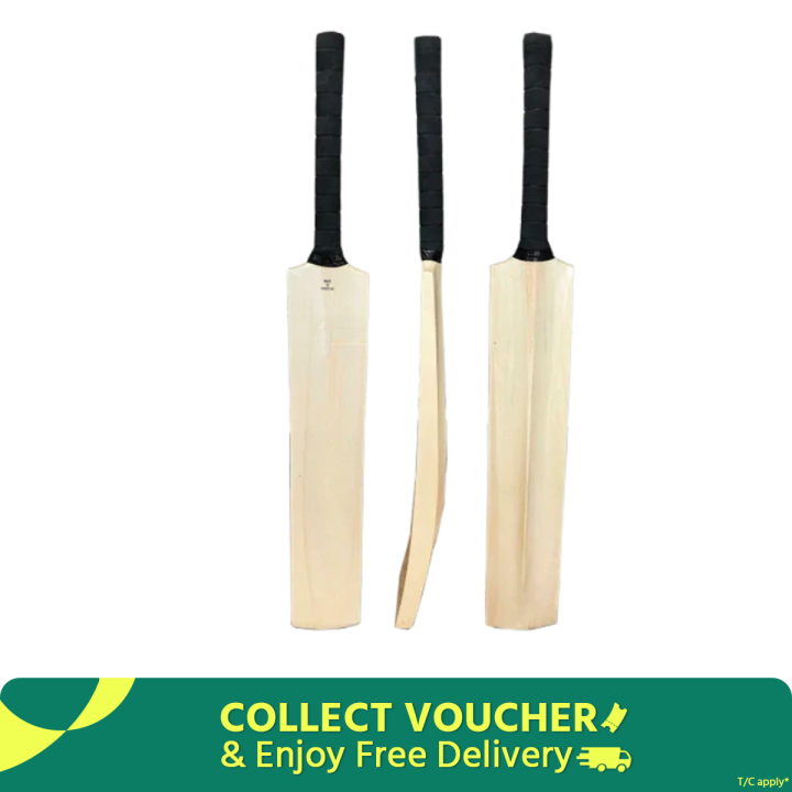 Jointless Cricket Tennis Bat (Single Piece Wood) Bat size - 34 inch ...