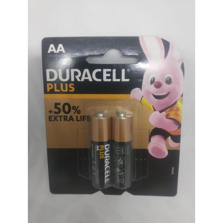 DURACELL PLUS AA ALKALINE BATTERIES 2PCS | Daraz.com.bd