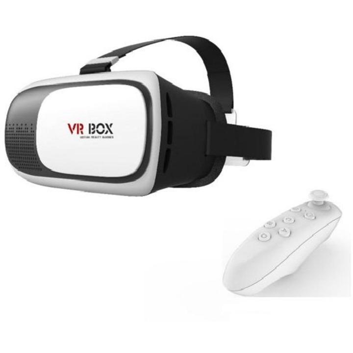 VR BOX 2.0 Virtual Reality 3D Glasses for Smartphones With REMOTE ...