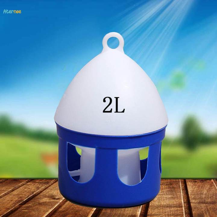 Pigeon Water Dispenser, with Handle 2L Plastic Drinker Water Pot ...