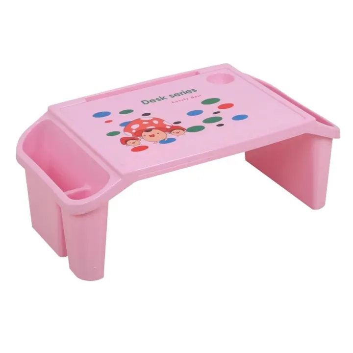 Study Table Plastic Children Small Study Table With Storage Lap Laptop ...