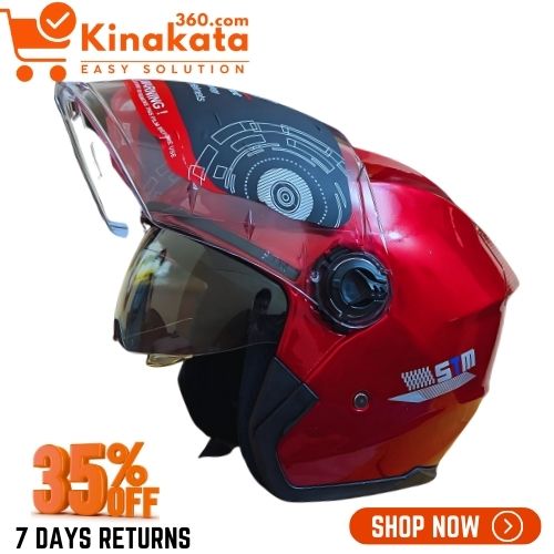 STM Premium Open Face Best Quality Half Face Bike Helmet Men - BornilShop