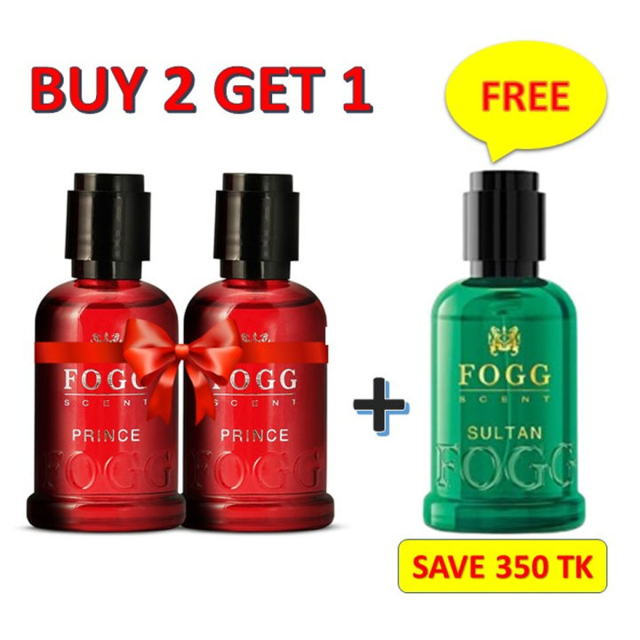 FOGG 30ml Collection Pack (Buy 2 Prince Get 1 Sultan 30ml Free) | Daraz ...