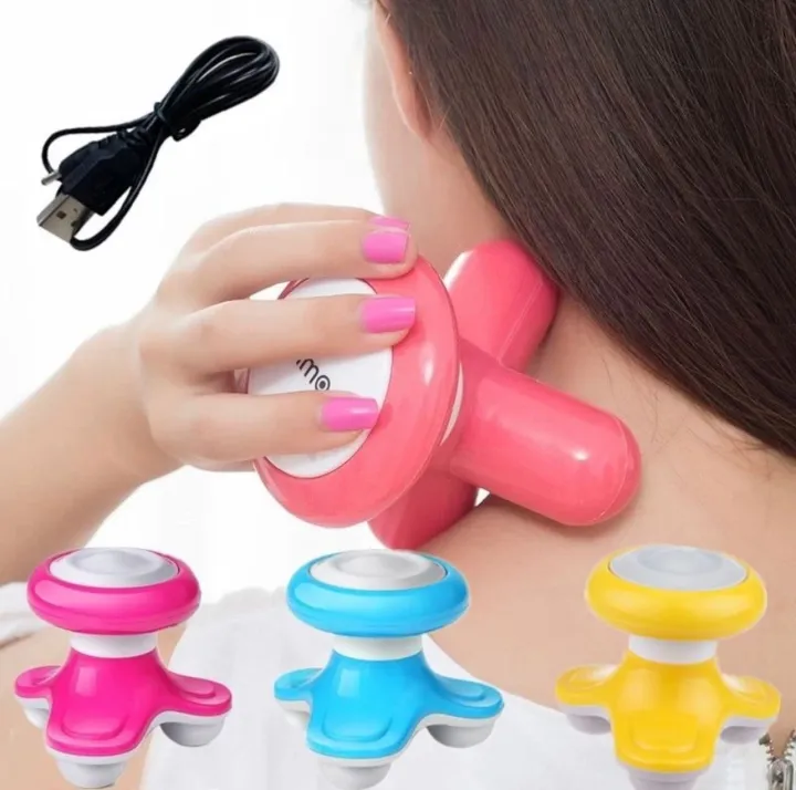 Mini Triangle Electric Rechargeable Massager, Electric Handheld ...