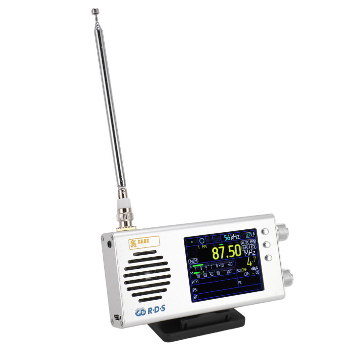Portable SSB Shortwave Radio Receiver 3.2 Inch LCD Display Dual Stereo ...