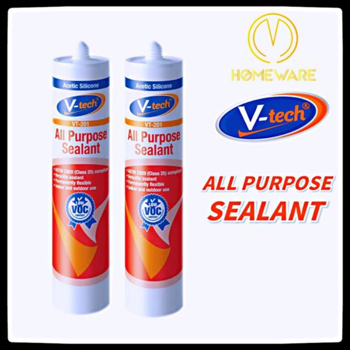 For V-tech Silicon Sealant (100% acetic silicone) for Glass | Daraz.com.bd