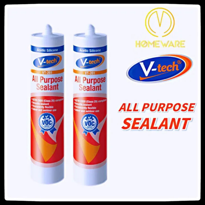 For V-tech Silicon Sealant (100% acetic silicone) for Glass | Daraz.com.bd