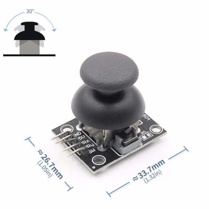 5 Pin Breakout Module Shield For Ps2 Joystick Game Controller 2.54Mm ...