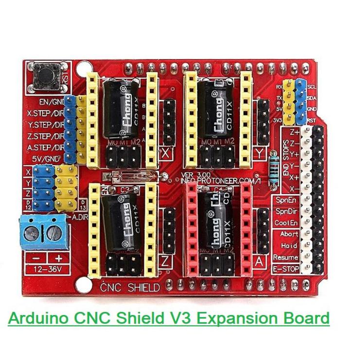 Arduino Compatible CNC Shield V3 For DC Motor Driver Engraving Machine 3D Printer A4988 Driver ...