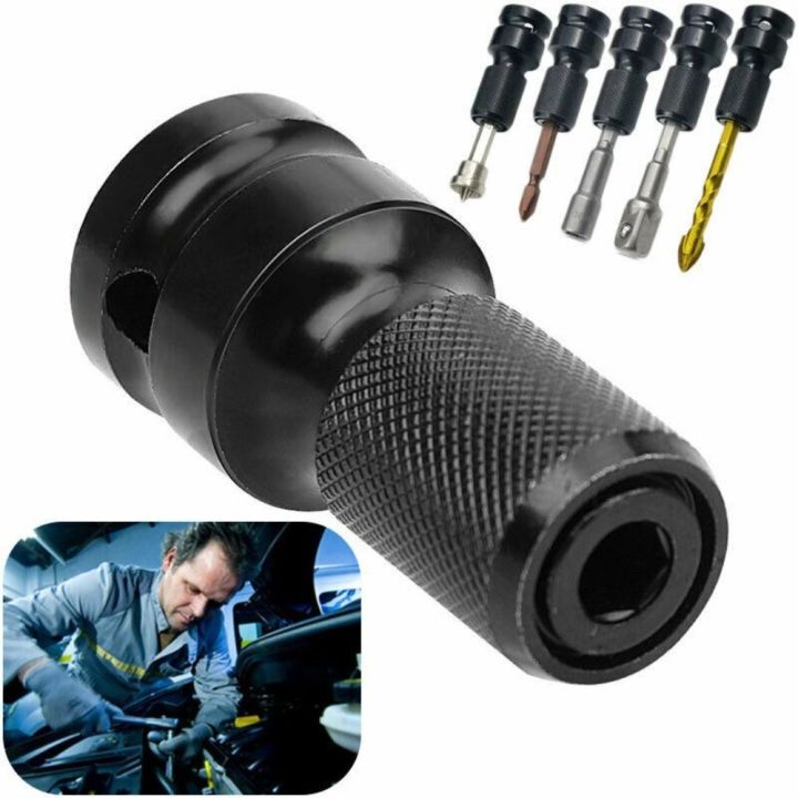 Universal For Impact Electric Wrench Telescopic Drill Chuck Converter ...