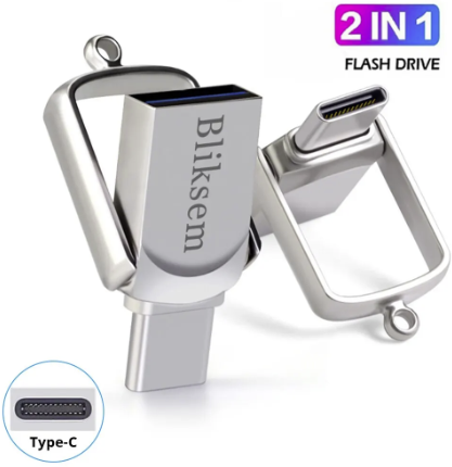 Bliksem 2in1 USB Flash Drive 64GB for TYPE-C | Daraz.com.bd