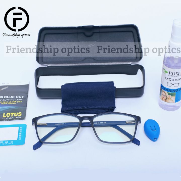 Blue cut lens And TR-90 flexible optical frame unisex | Daraz.com.bd