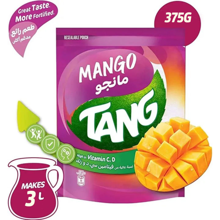 Tang Mango Flavored Instant Drink Powder pouch 375gm | Daraz.com.bd