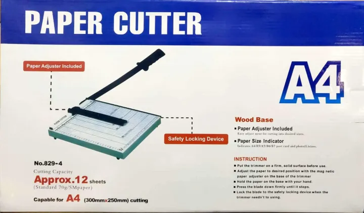 A4 Size Paper Cutter with Steel Base | Daraz.com.bd