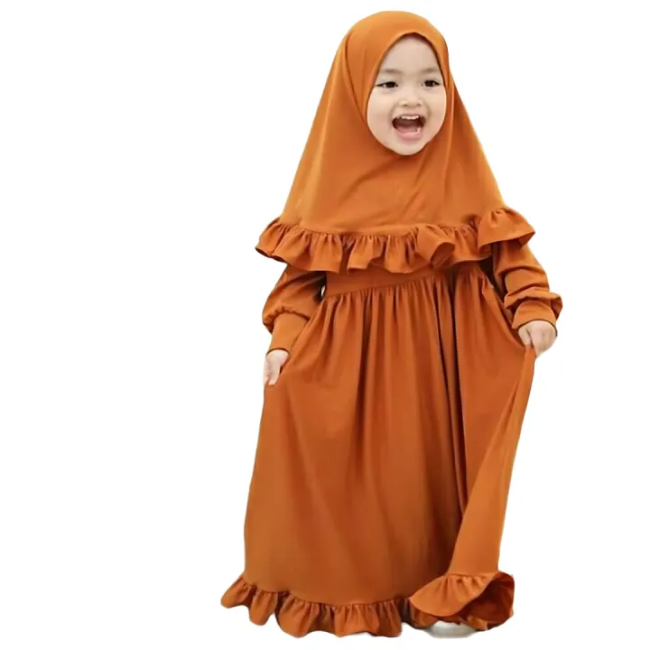 Baby Kuchi Borka For 1 to 10 Years Baby Girl Cherry Borka Hijab ...
