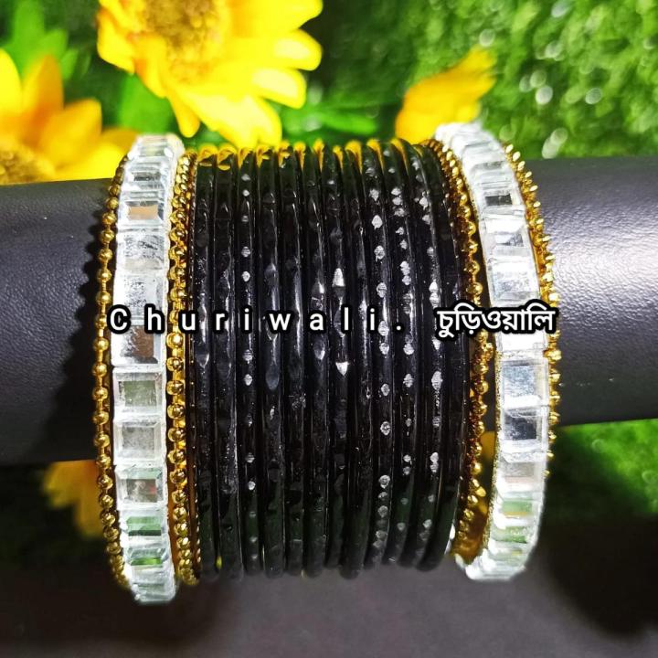 Black Customized Khach Kata Churi (Full Set) for Women and Girls ...