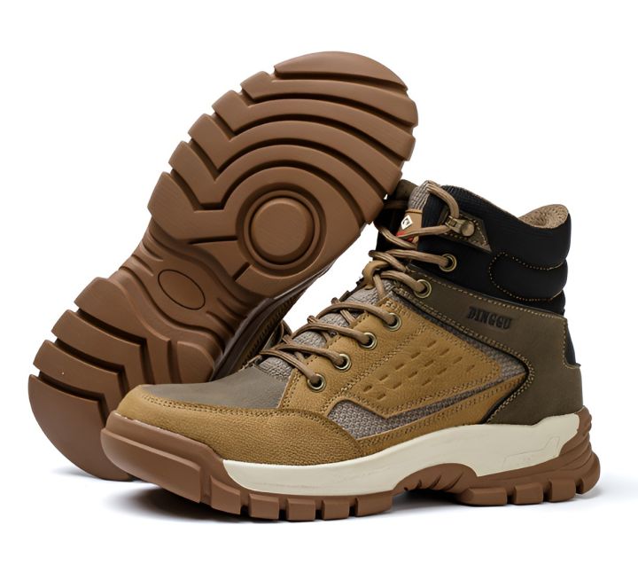 Dinggu safety shoe/ Steel toe and steel mid sole safety shoe/ Light ...