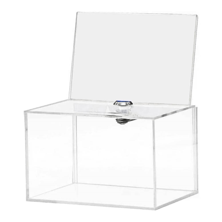 Acrylic Donation Box - Box for Voting, Charity, Polls, Surveys | Daraz ...