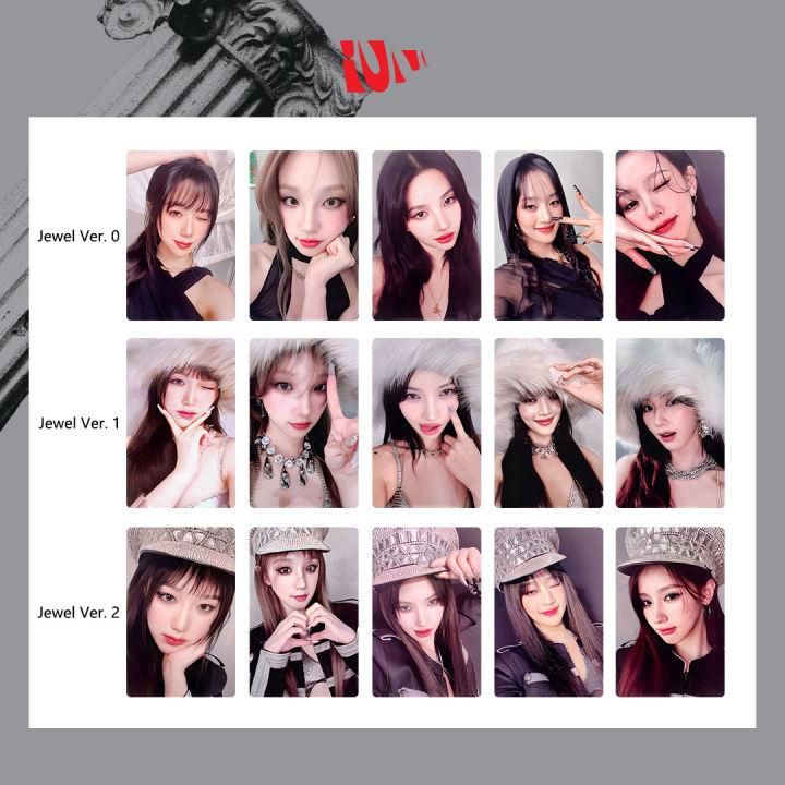 5Pcs/Set KPOP IDLE 2 Album Super Lady Selfie Lomo Cards List YUQI ...