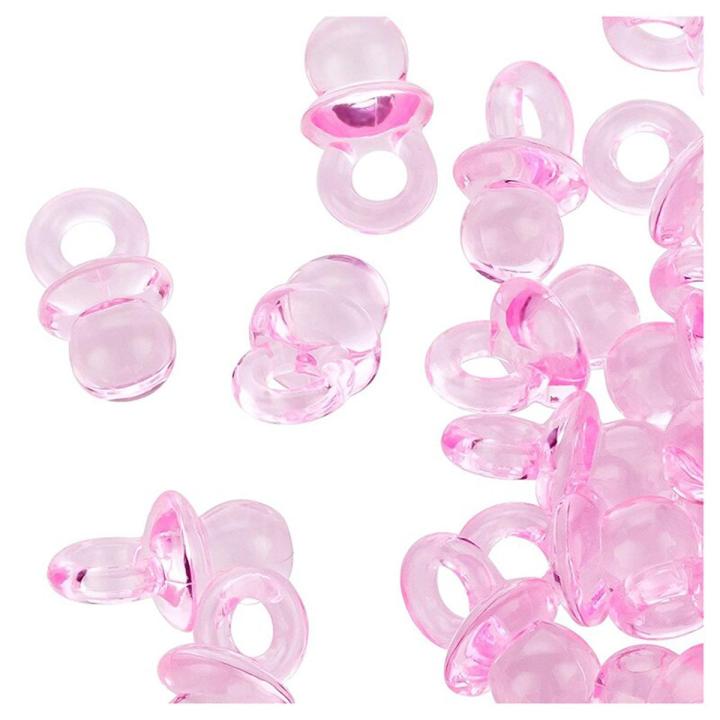 【happy one】100 Pcs Pink Mini Pacifier - 2 cm - Pacifier for the baby ...