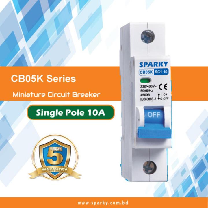 SPARKY CIRCUIT BREAKER (MCB) 1POLE 10A | Daraz.com.bd