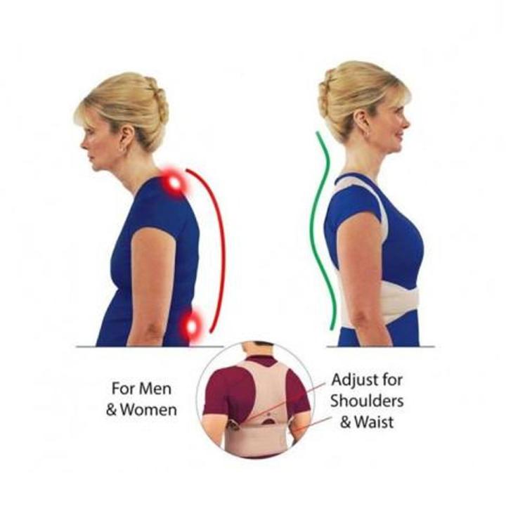 Vmoni Royal Posture Back Support Brace - Extra Large | Daraz.com.bd