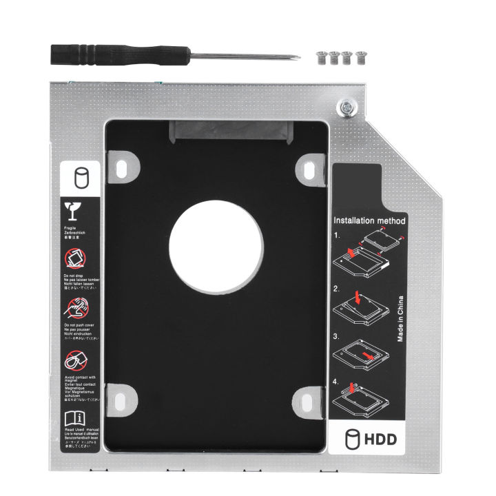 Caddy 9.5mm for Laptop DVD to 2nd SSD/HDD Caddy Hard Drive Enclosures ...