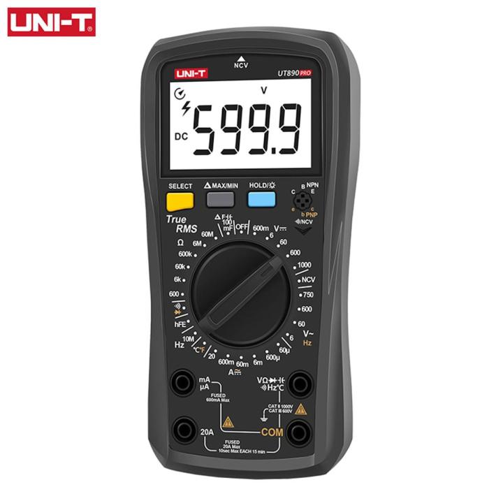 UNI-T UT890 PRO digital multimeter DC Current meter Voltmeter True RMS ...
