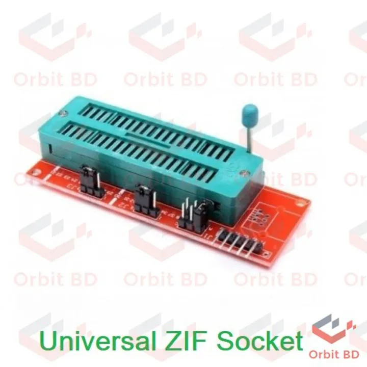Universal ZIF Socket Breakout Board Circuit 2.54mm Pitch 40 Pins ZIF ...