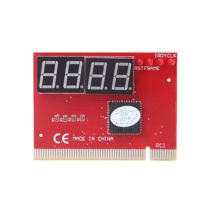 Computer Pci Post Card Motherboard Led 4-Digit Diagnostic Pc Analyzer ...