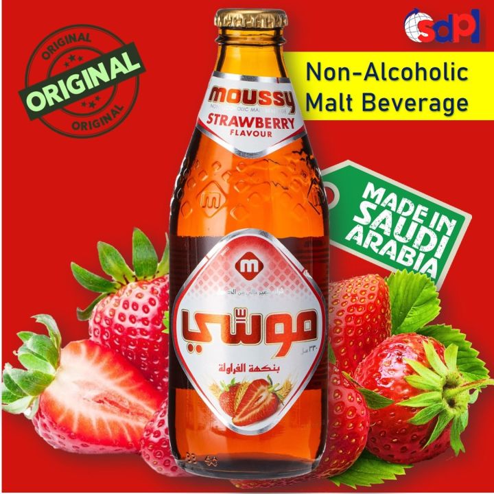 Moussy Strawberry Malt Flavour 330ml - Saudi Arabia - 1pack | Daraz.com.bd